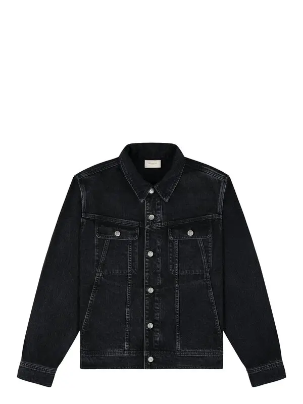 Aimé Leon Dore Denim Trucker Jacket - Black