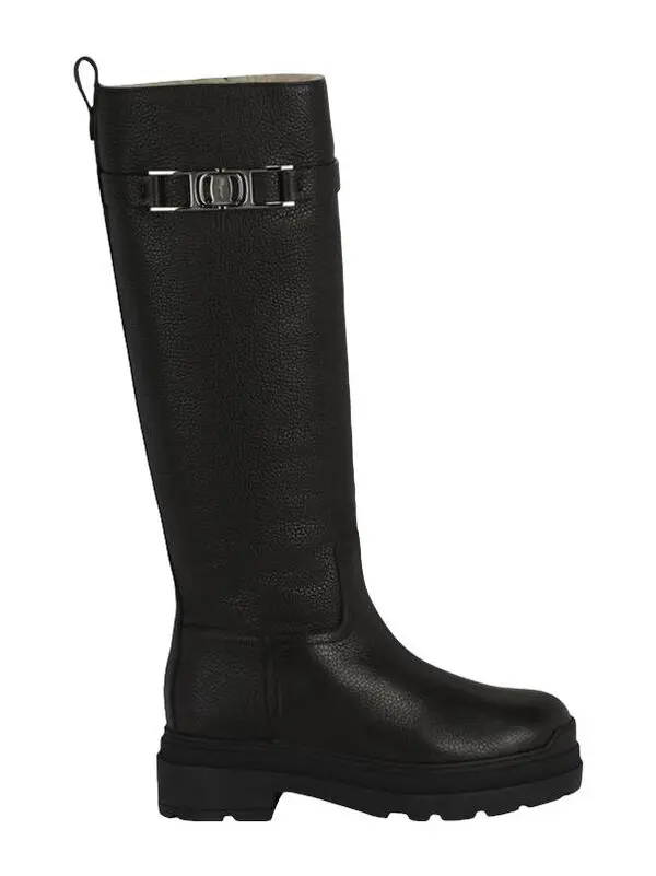 FERRAGAMO Ryder F Knee-high Boot - Black
