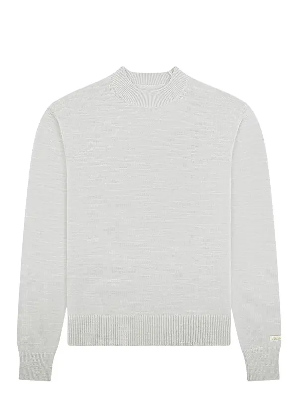 Aimé Leon Dore Slub Merino Mockneck Sweater - Grey