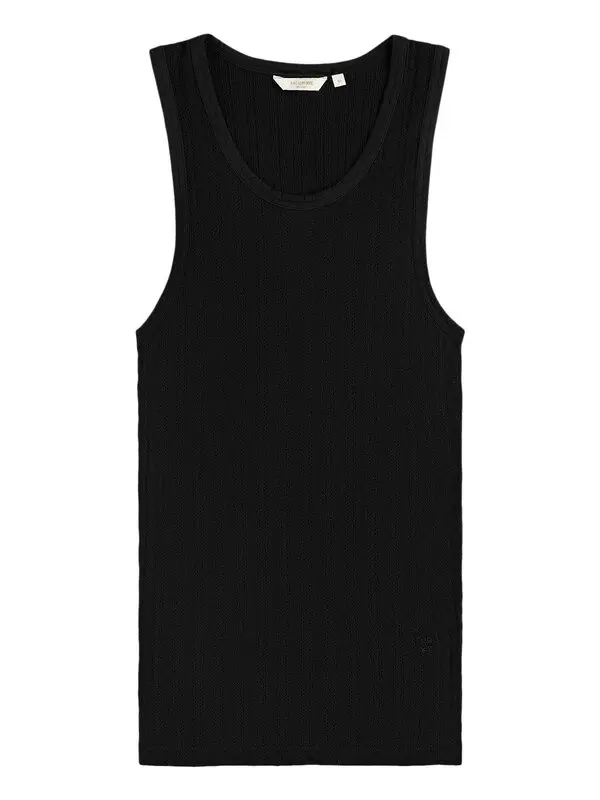 Aimé Leon Dore Eyelet Tank Top - Black