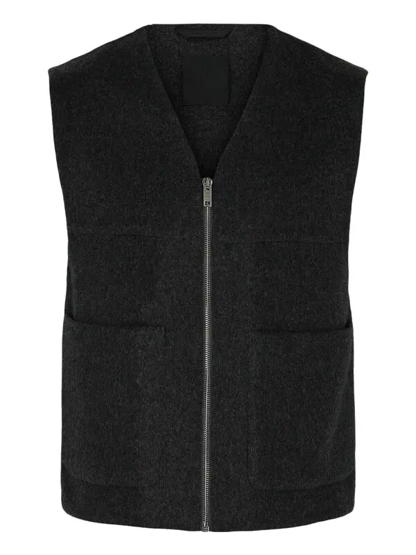 Givenchy Wool Cashmere Blend Vest - Grey