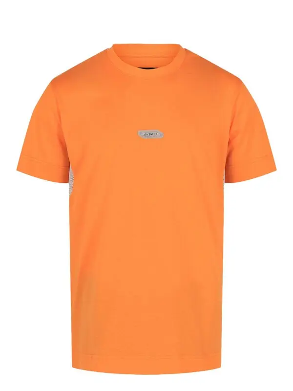 Givenchy Logo Crewneck T-shirt - Orange
