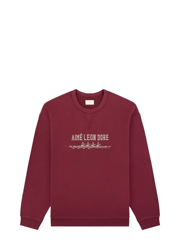 Aimé Leon Dore Rowing Crewneck Sweatshirt - Brown