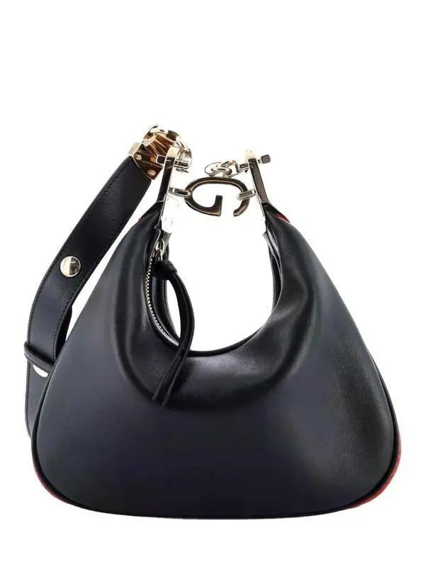 Gucci Attache Small Leather Shoulder Bag - Black