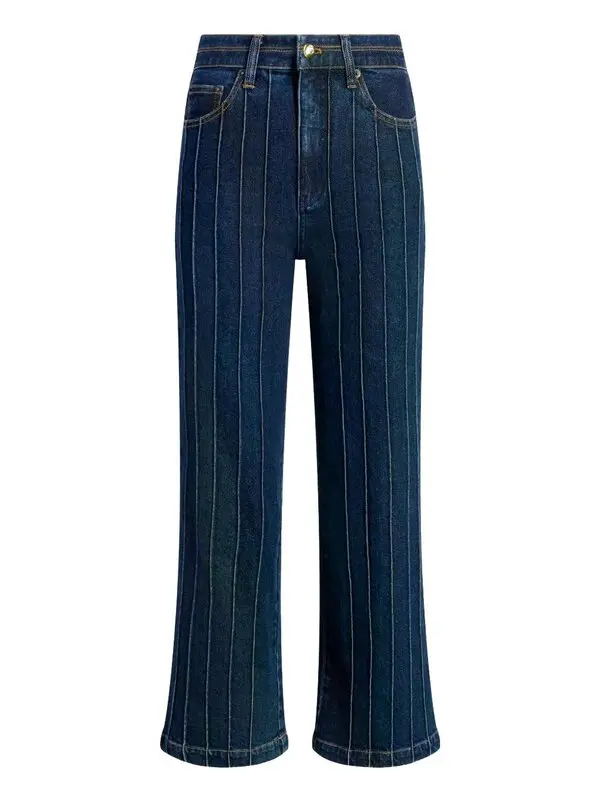 Cinq À Sept Camen Pintuck Jeans - Blue
