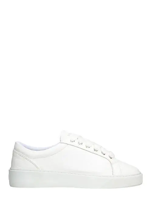 NUMERIS Signet Leather Trainers - White