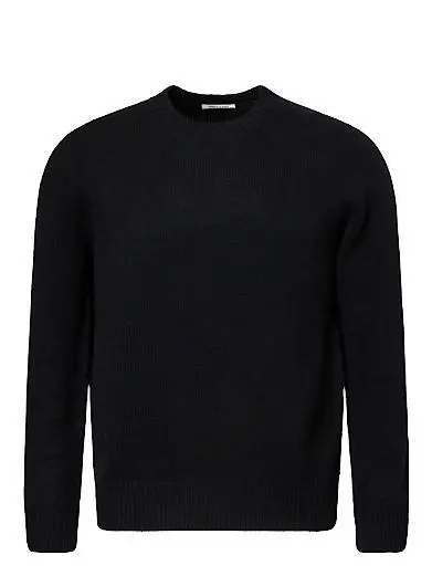 Soft Goat Chunky-knit Cashmere Jumper - Black