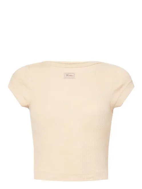 Jean Paul Gaultier Ribbed Cotton-knit T-shirt - Nude
