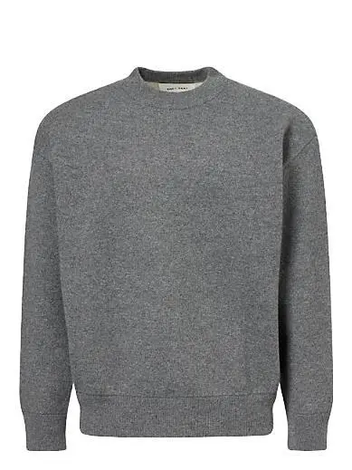 Soft Goat Double-faced Cashmere Jumper - Grey