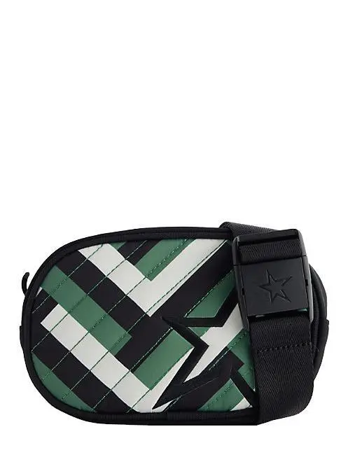 Perfect Moment Star Woven Belt Bag - Waffle Print - Green