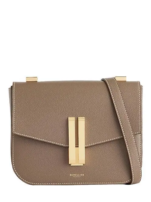 DEMELLIER The Vancouver Leather Cross-body Bag - Dk Taupe