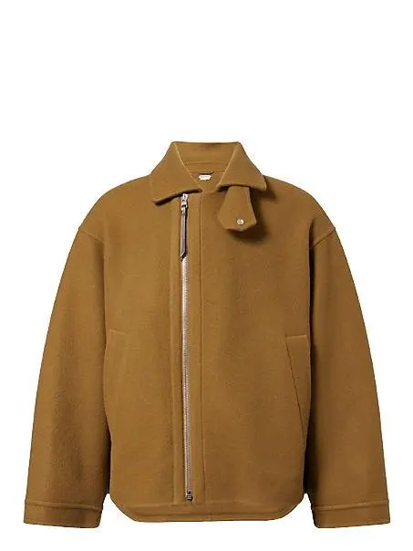 JW Anderson Fireman Double-faced Wool-cashmere Blend Jacket - Tobacco