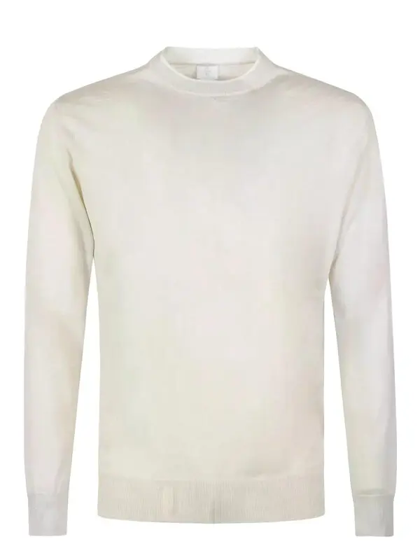 Eleventy Long-sleeved Sweater - White