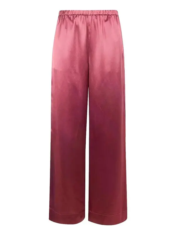 BY MALENE BIRGER Elasticated Wide Leg Trousers - Red