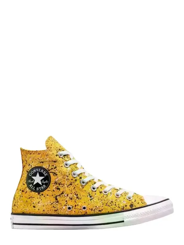 CONVERSE Chuck Taylor All Star Paint Splatter High Sneakers - Yellow