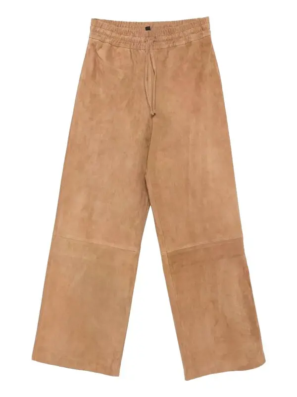 ARMA Blair Leather Trousers - Brown