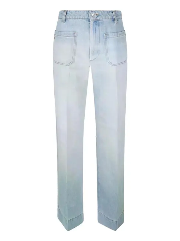 Victoria Beckham Straight-leg Jeans - Blue