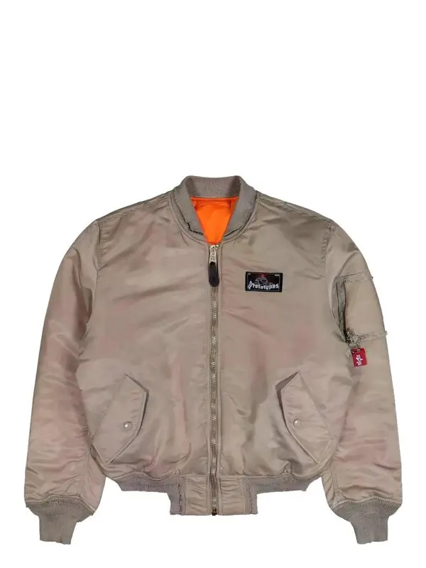 PROTOTYPES Sprayed Bomber Jacket - Neutrals