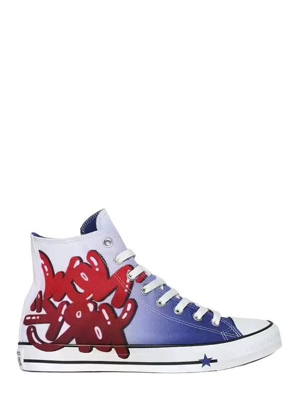 CONVERSE Chuck Taylor New York Graffiti Hi-top Sneakers - Blue