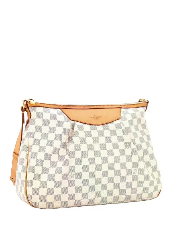 LOUIS VUITTON Siracusa Mm Shoulder Bag - White