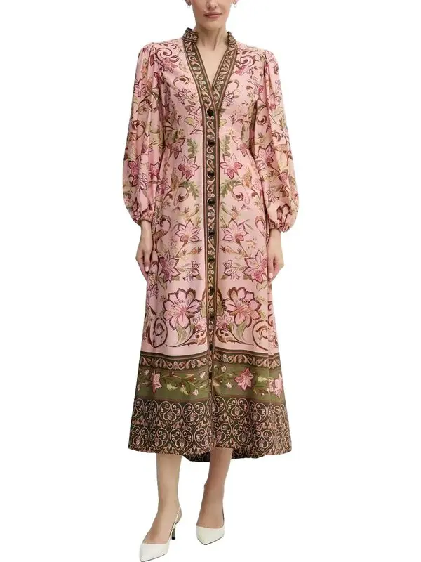 Barbour Alice Floral Maxi Dress - Pink