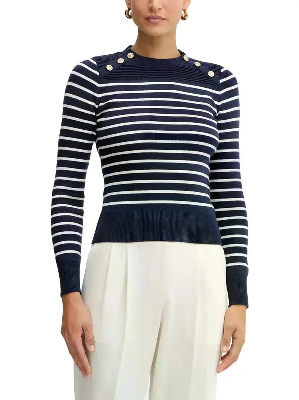 Guess Striped Sweater - Blue
