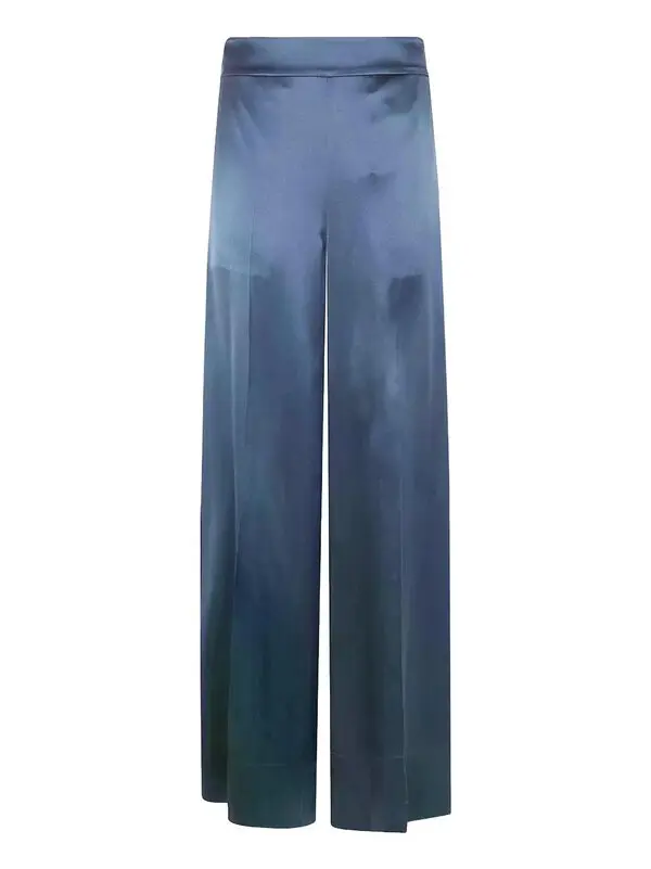 JOSEPH Dijon Palazzo Pants - Blue