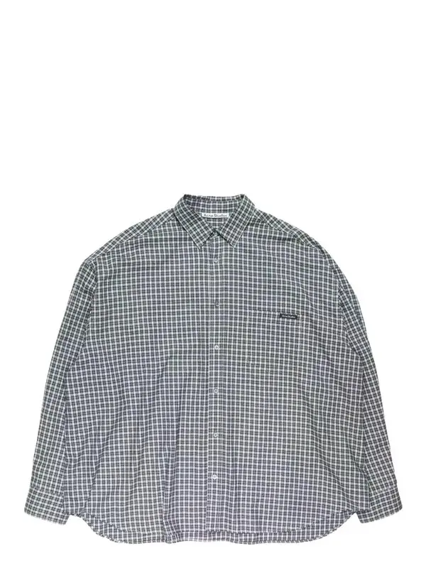 Acne Studios Checked Shirt - Grey