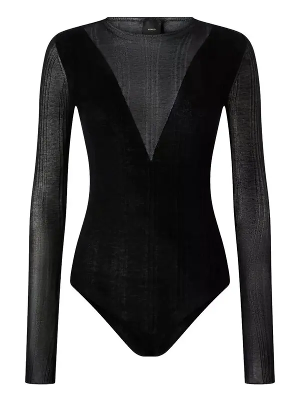Pinko Long-sleeve Bodysuit - Black