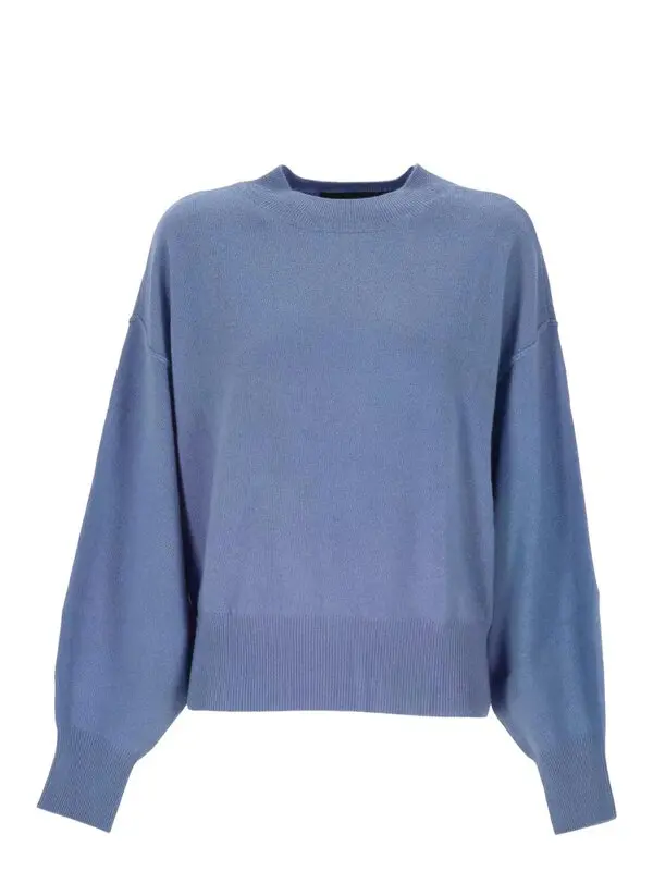EMMA E GAIA Ribbed Knit Sweater - Blue