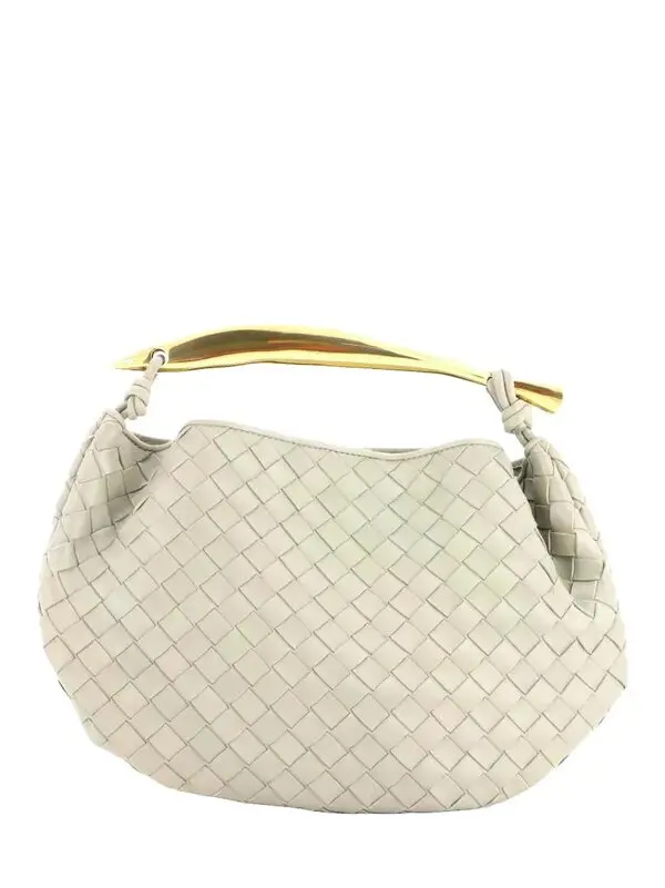Bottega Veneta Sardine Top Handle Intrecciato Nappa Hobo Bag - Green