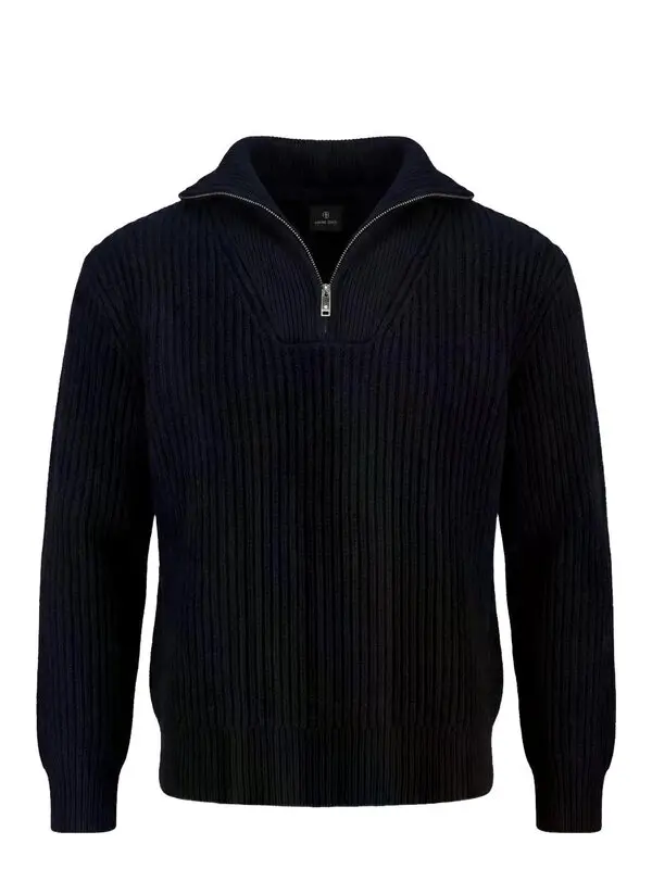 ANINE BING Zip-up Knitwear - Blue