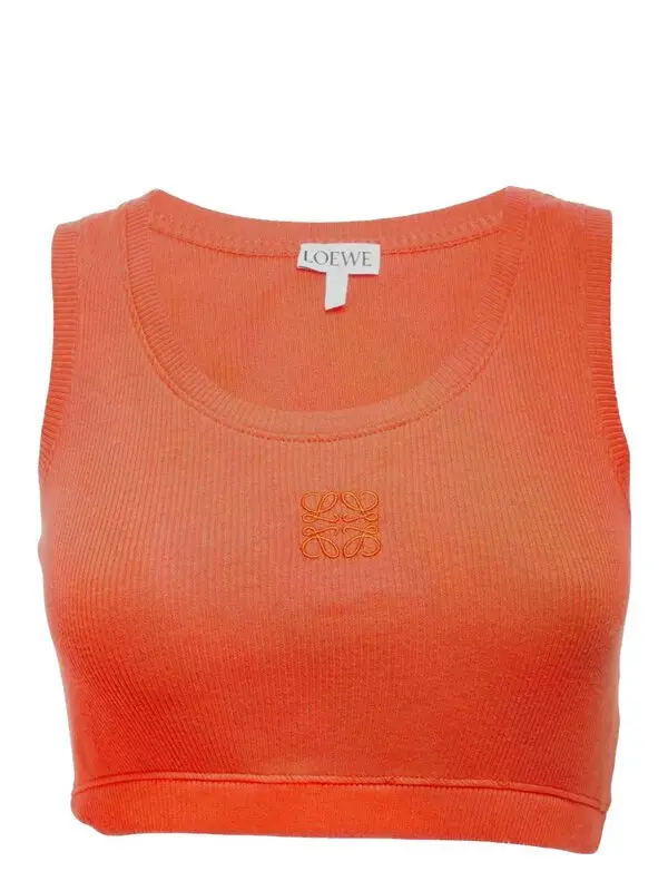 Loewe Anagram Sleeveless Top - Orange