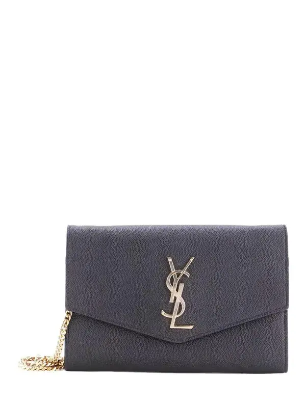 Saint Laurent Uptown Chain Wallet - Black