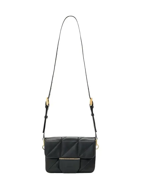 ALLSAINTS Quilted Mini Bag With Logo Detail - Black