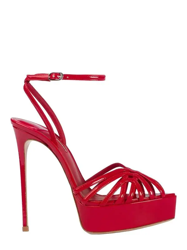 LE SILLA Strappy Platform Sandals - Red