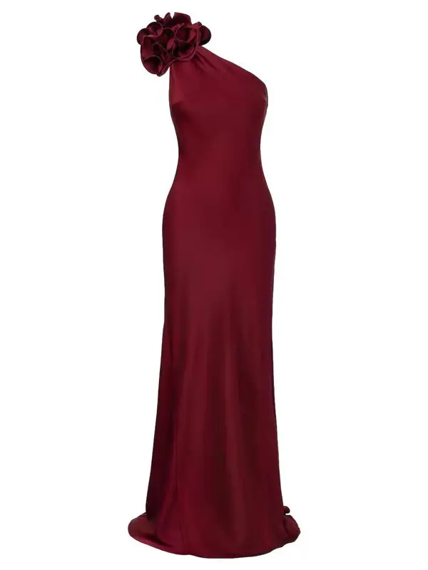 IL VOLO Aster Flower-embellishment Maxi Dress - Red