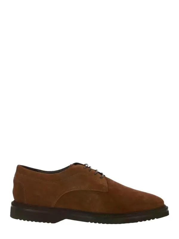 ORTIGNI Suede Derby Shoes - Brown
