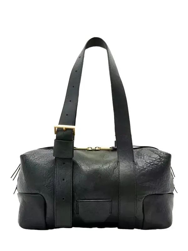 ALLSAINTS Ares Buckled-strap Tote Bag - Black