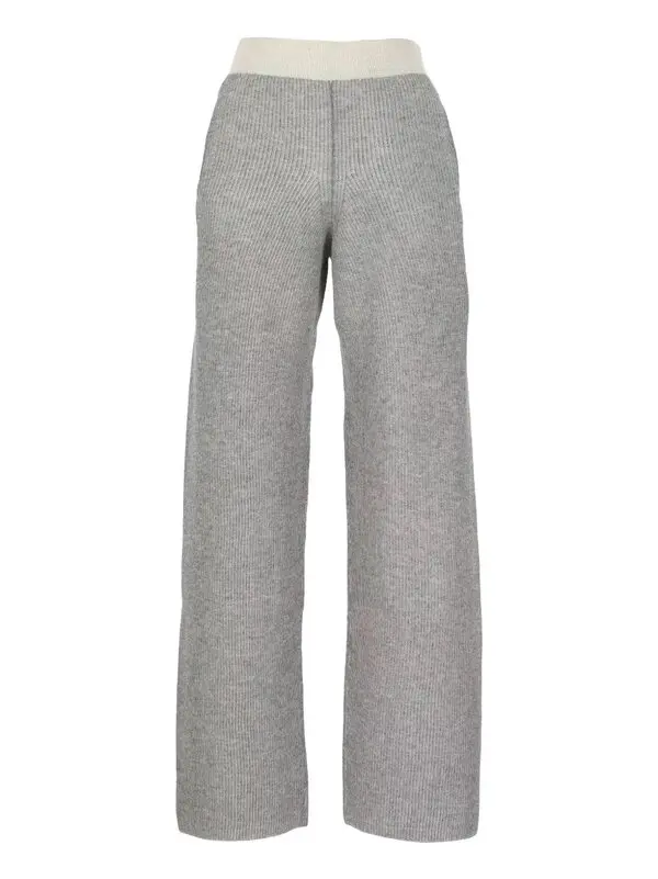 Lorena Antoniazzi Ribbed Trousers - Grey
