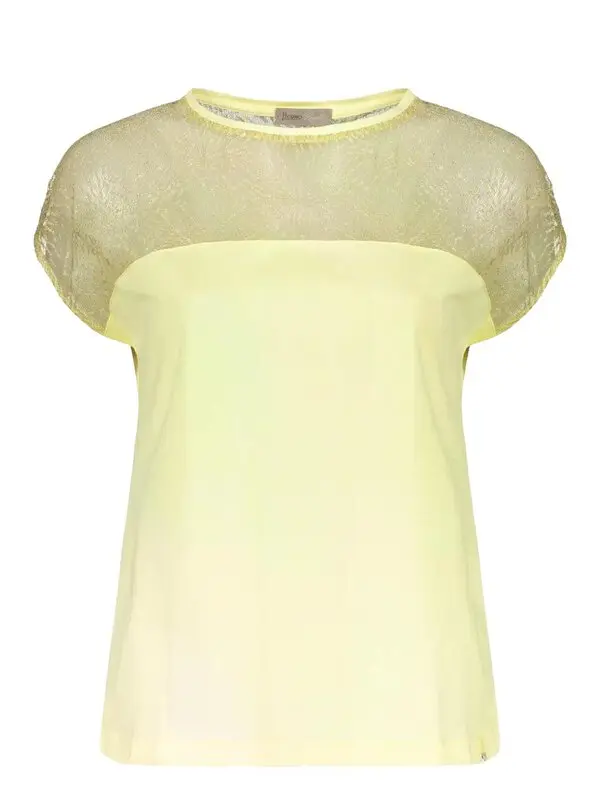 Herno Crew-neck Top - Yellow
