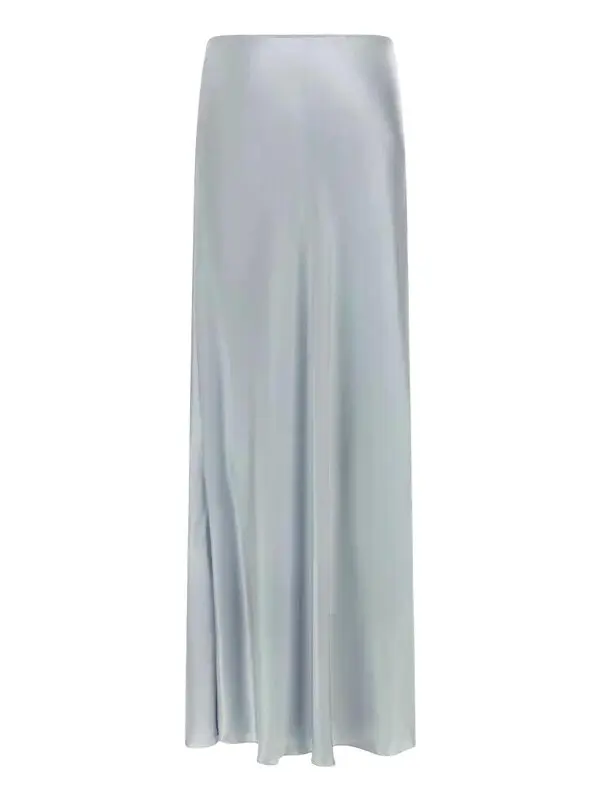 Fabiana Filippi Flared Satin Skirt - Blue