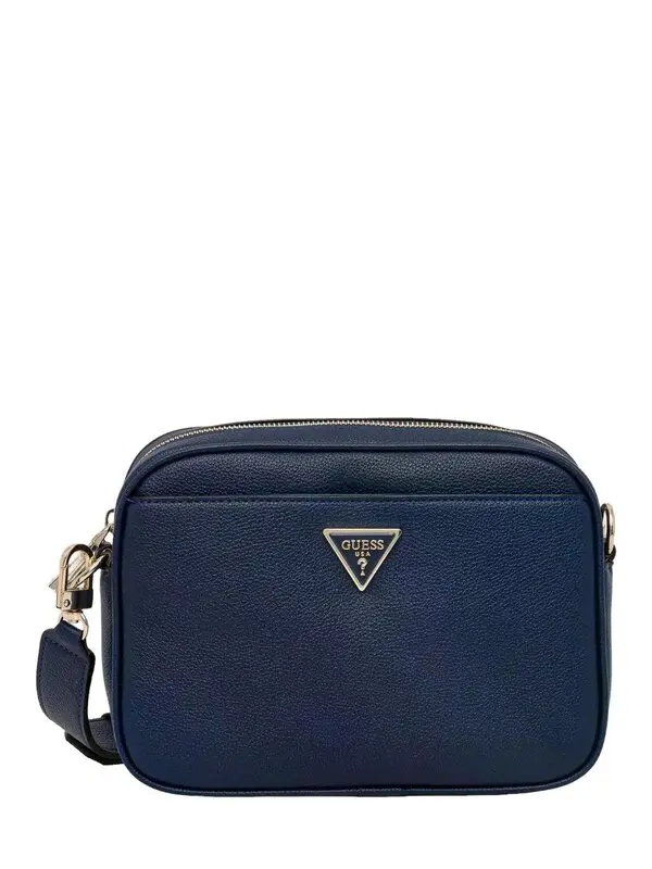 Guess Logo-plaque Crossbody Bag - Blue