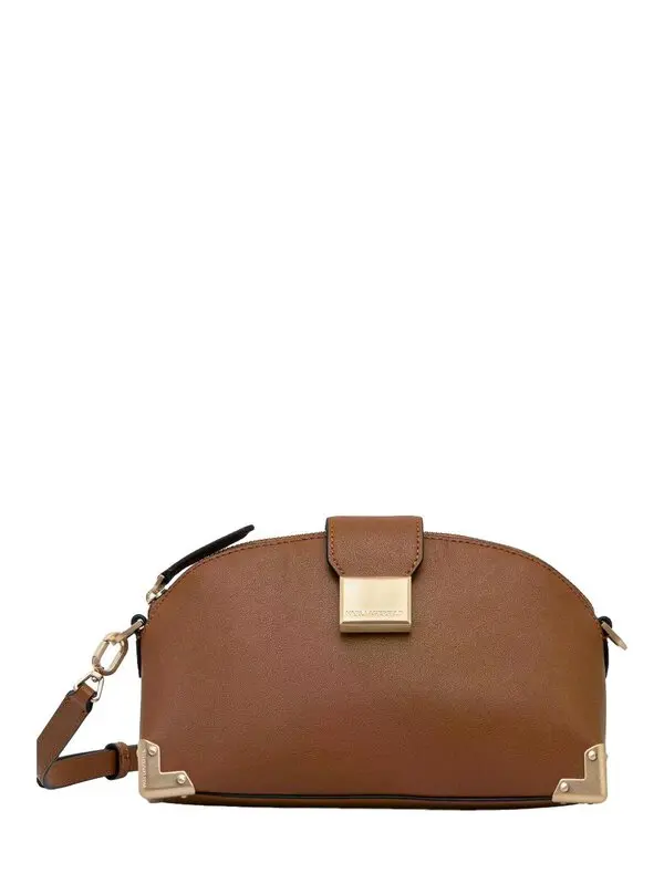 Karl Lagerfeld Logo-plaque Cross Body Bag - Brown