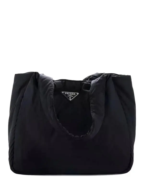 Prada Padded Re-nylon Large Tote Bag - Black
