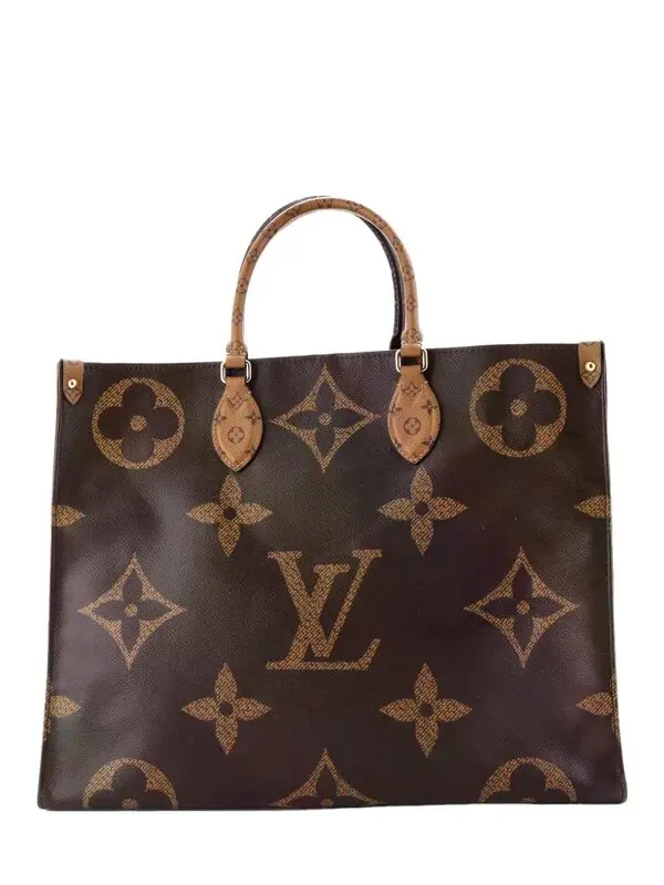 LOUIS VUITTON Onthego Reverse Monogram Giant Gm Tote Bag - Brown