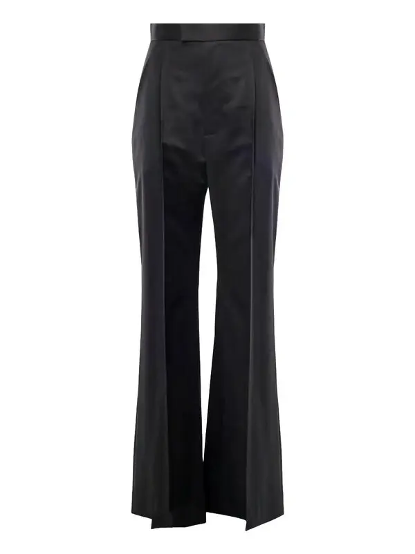 VIVIENNE WESTWOOD Flared Wool Trousers - Black