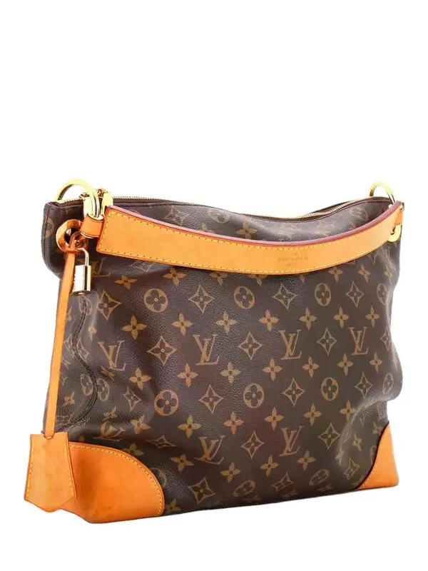 LOUIS VUITTON Berri Handbag Monogram Canvas Pm - Brown