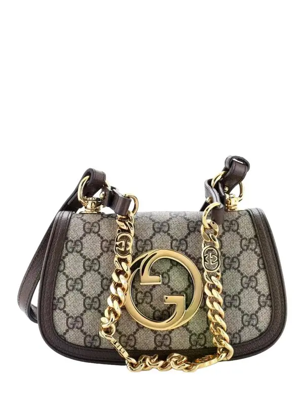 Gucci Blondie Medium Satchel - Brown