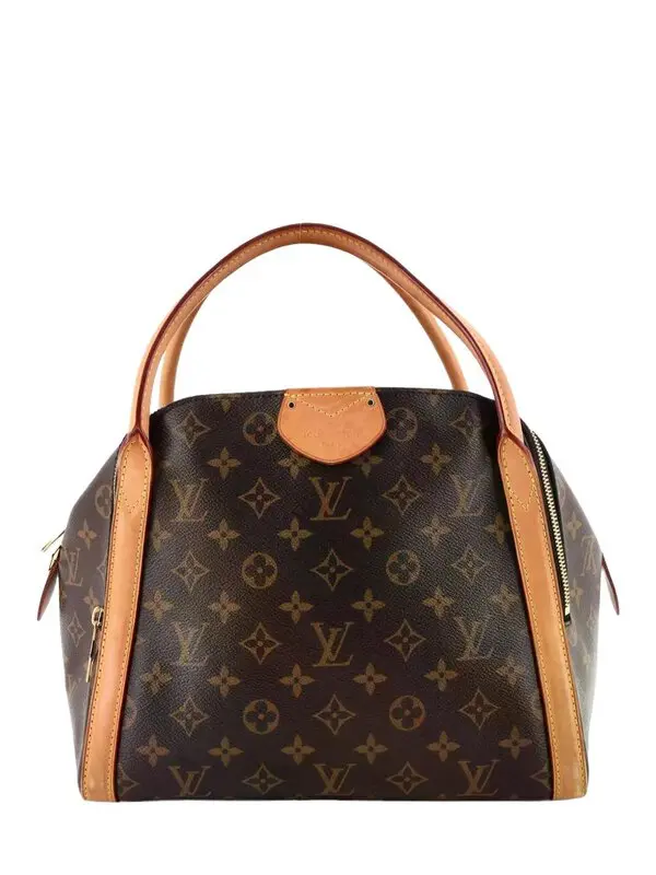 LOUIS VUITTON Marais Handbag Monogram Canvas Mm Satchel - Brown